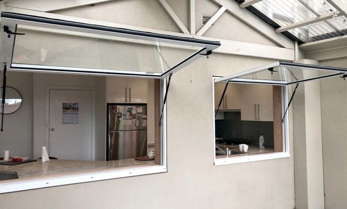 Benefits of Gas Strut Servery Windows » Residence Style