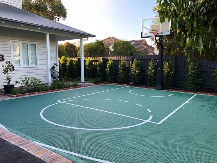 How To Line Mark Your Yard Into A Basketball Court » Residence Style